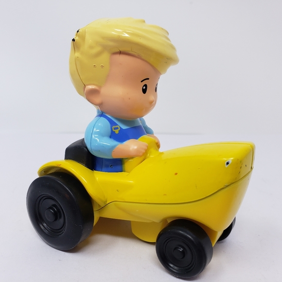 Toys | Fisher Price Little People Apptivity Barnyard Farm Eddie Tractor ...